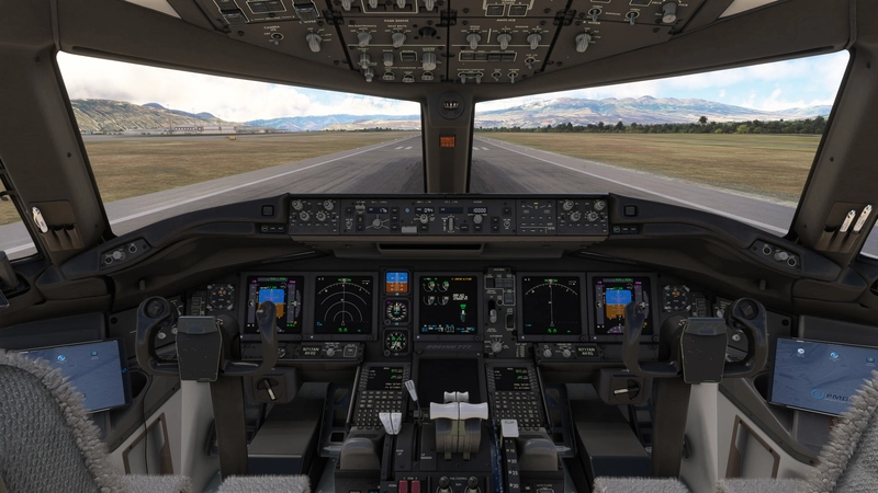 Black Cockpit for the PMDG 777-300ER for Microsoft Flight Simulator | MSFS