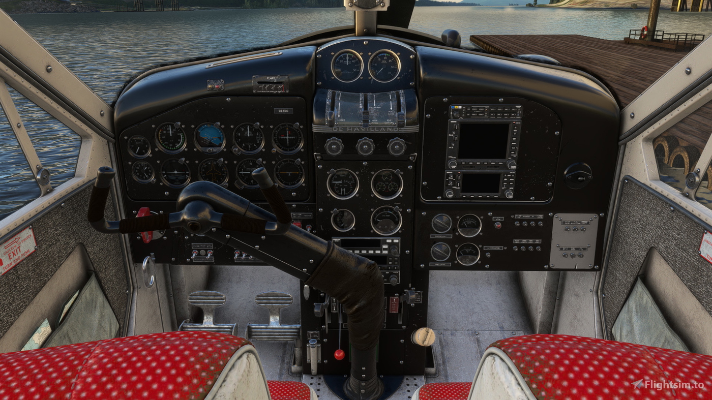 Black Panel/Yoke - De Havilland DHC-2 Beaver for Microsoft Flight ...
