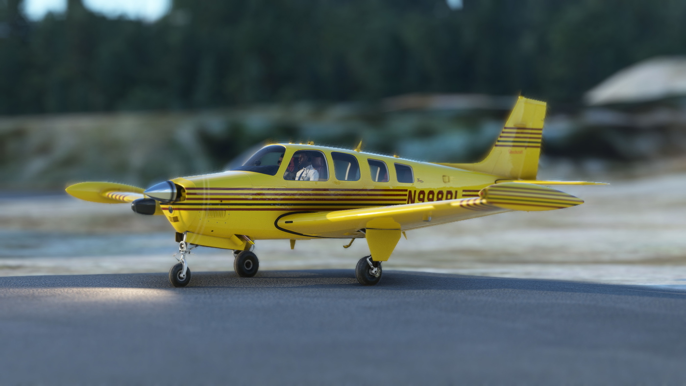 Black Square A36 Turbo Bonanza N998PL for Microsoft Flight Simulator | MSFS