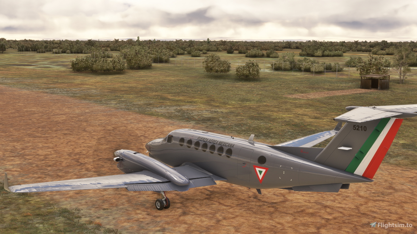 Black Square King Air 350i "5210" FUERZA AÉREA MEXICANA for Microsoft ...