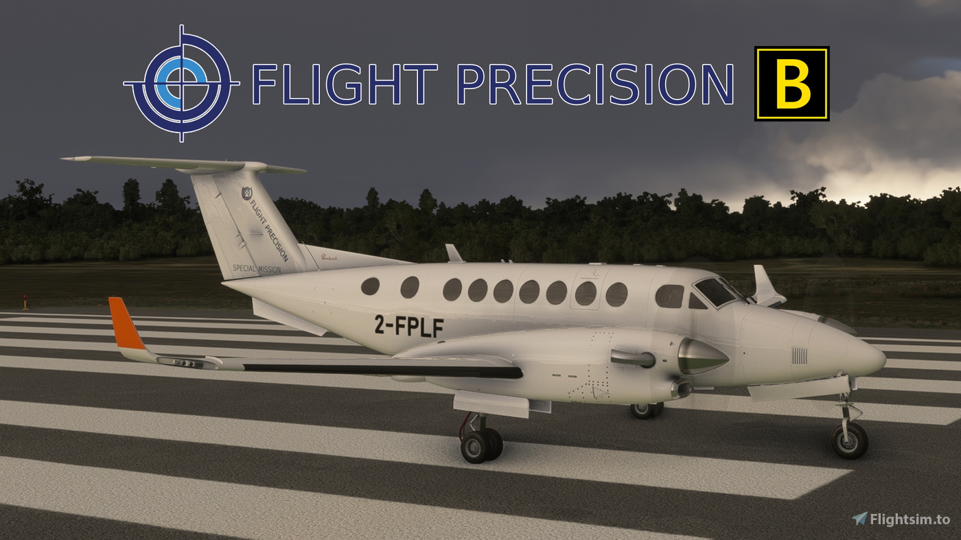 Black Square King Air 350i "FLIGHT PRECISION" 2-FPLF for Microsoft ...