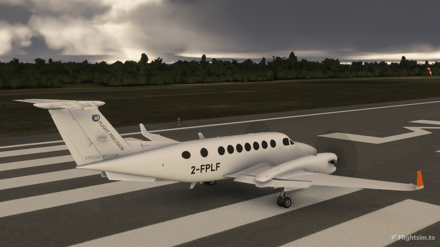 Black Square King Air 350i "FLIGHT PRECISION" 2-FPLF for Microsoft ...