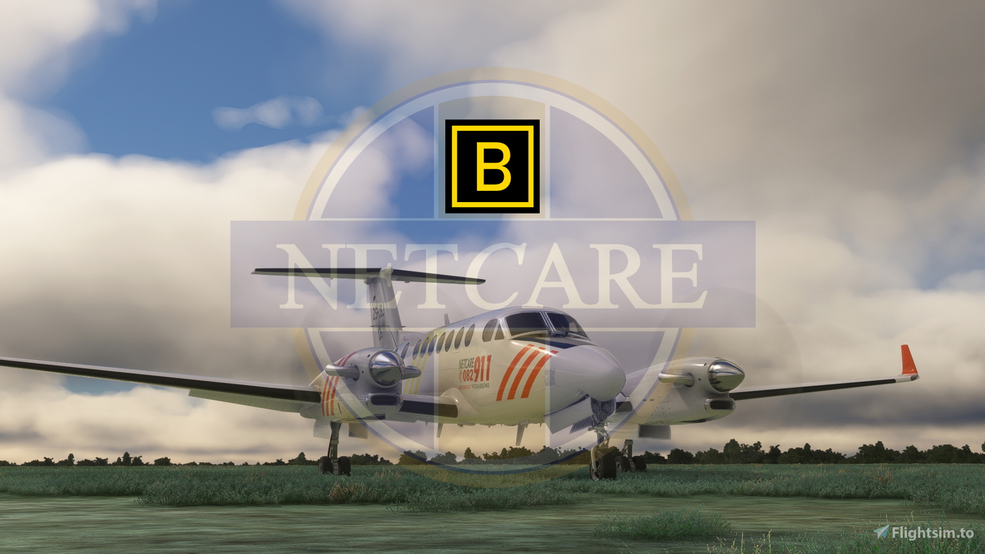 Black Square King Air 350i "ZS-JSJ" NETCARE (Fictional) for Microsoft ...