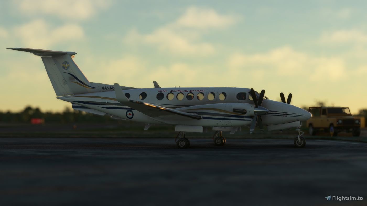Black Square King Air B350 RAAF No. 32 Squadron for Microsoft Flight ...