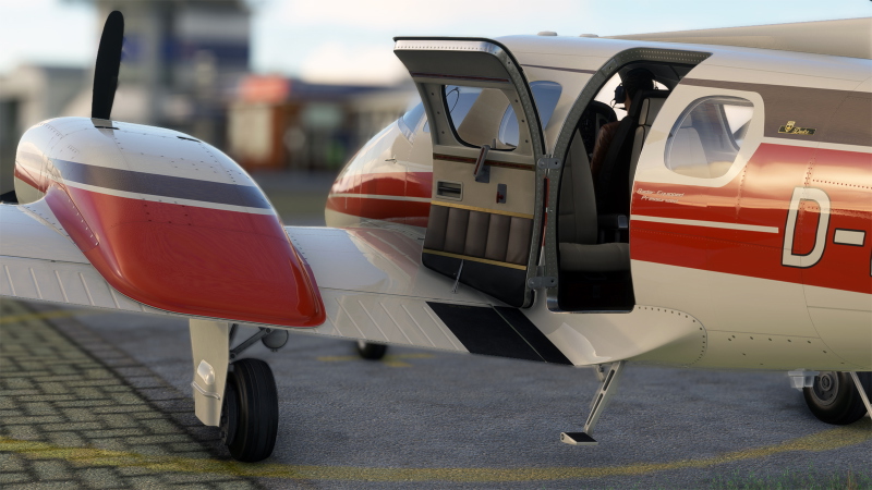 Black Square Piston Duke Liveries for Microsoft Flight Simulator | MSFS
