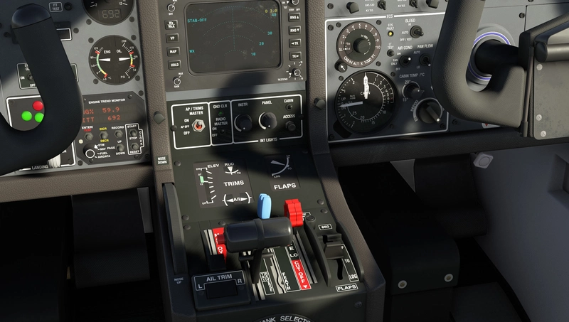 Black Square TBM 850 Enhanced Cockpit for Microsoft Flight Simulator | MSFS