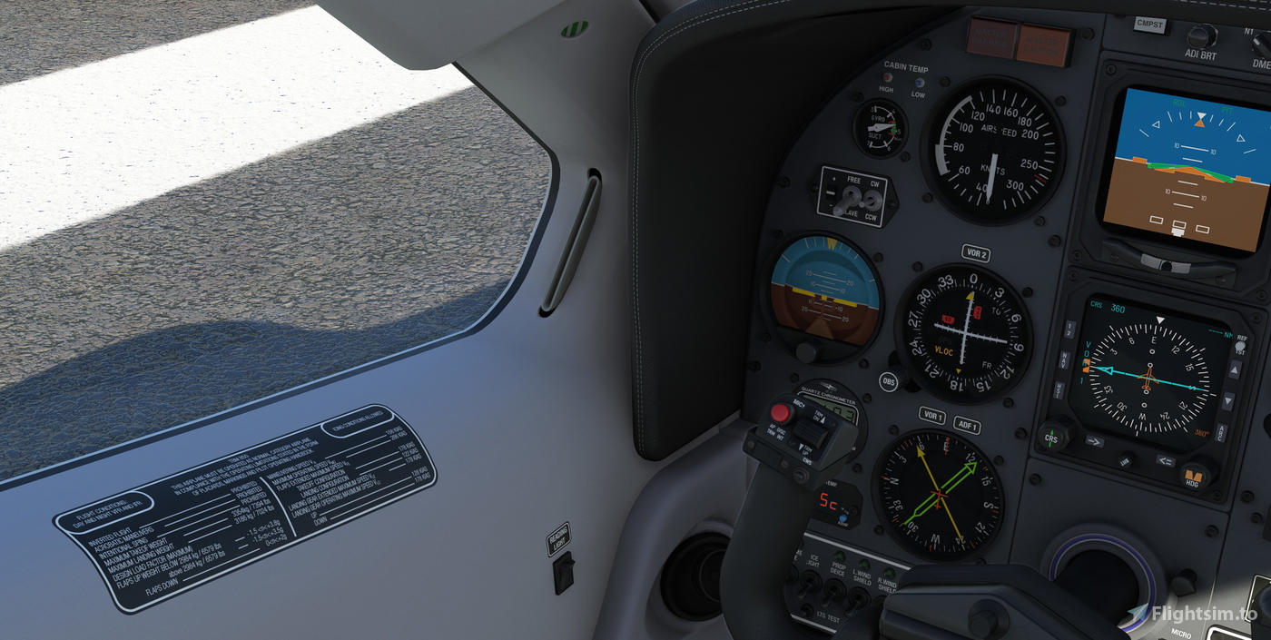 Black Square TBM 850 Enhanced Cockpit for Microsoft Flight Simulator | MSFS