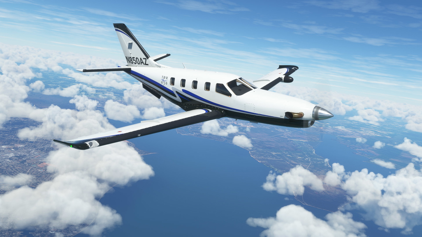 Black Square TBM 850 N850AZ (Dynamic Registration) a oldalon. Microsoft ...
