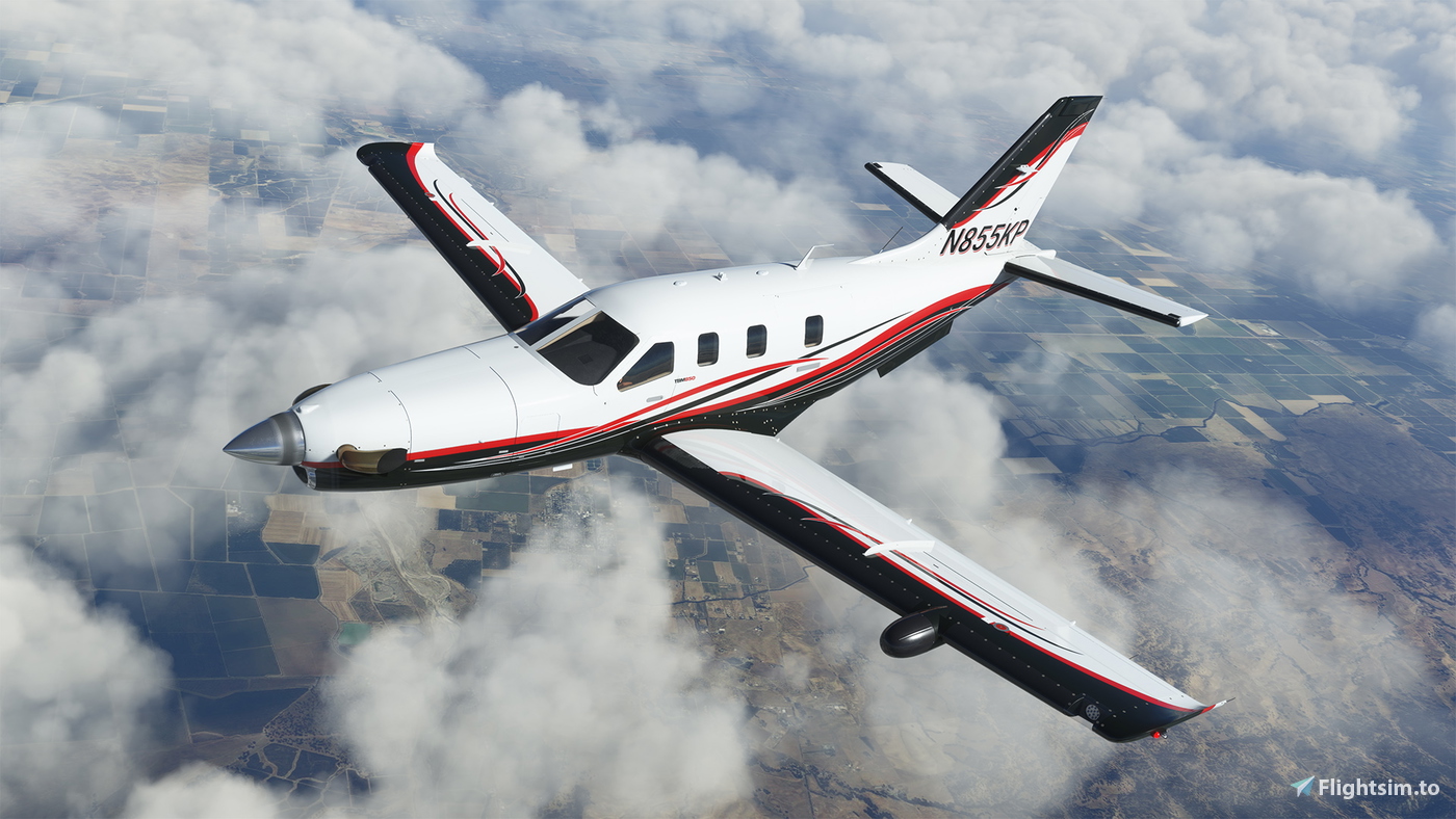 Black Square TBM 850 N855KP with Custom Interior (Dynamic Registration ...