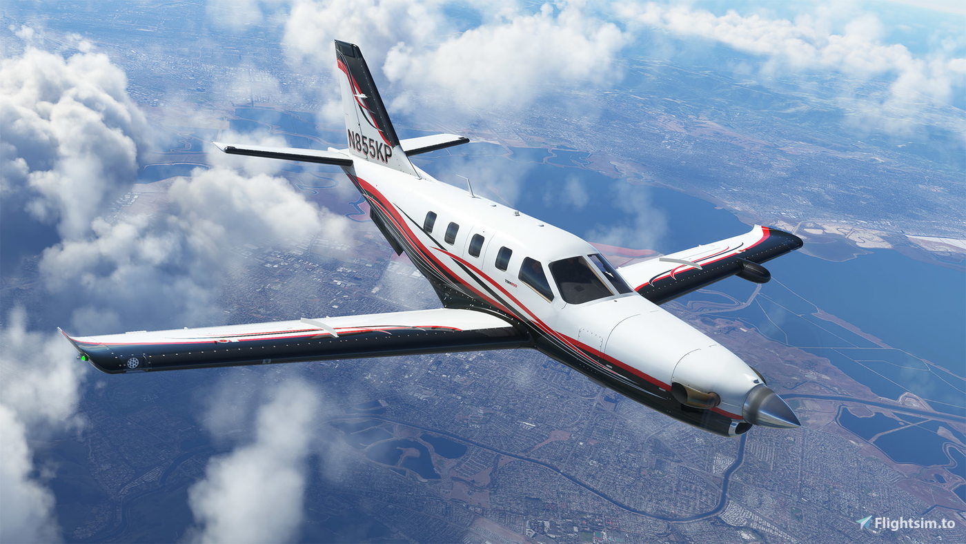Black Square TBM 850 N855KP with Custom Interior (Dynamic Registration ...