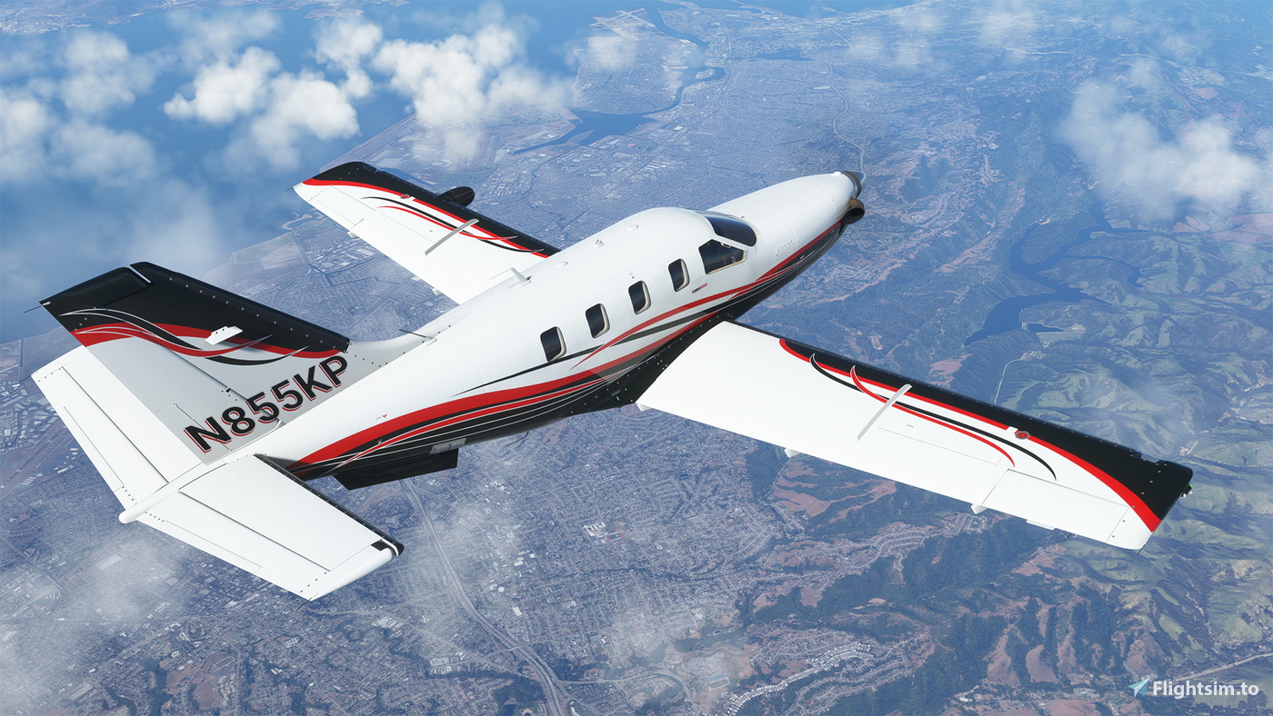 Black Square TBM 850 N855KP with Custom Interior (Dynamic Registration ...