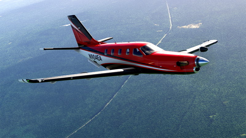 Black Square TBM 850 N904EA (Dynamic Registration) for Microsoft Flight ...