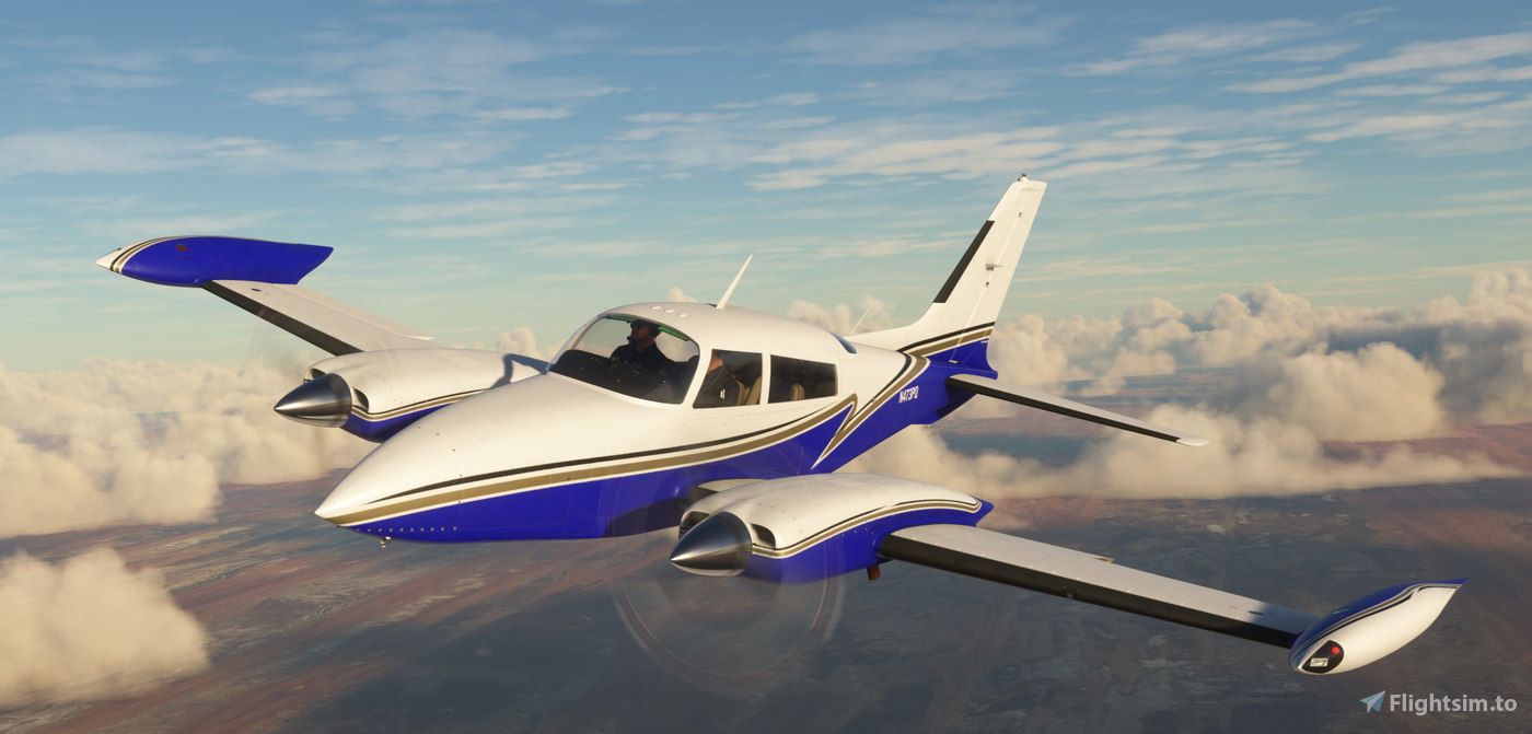 Blackbird Cessna 310R Merlin (N310BG) for Microsoft Flight Simulator | MSFS
