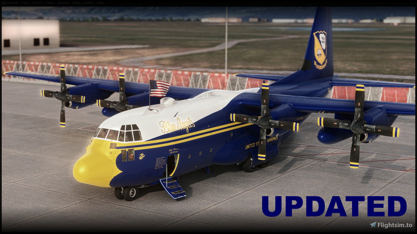 𝓑𝓵𝓾𝓮 𝓐𝓷𝓰𝓮𝓵𝓼 "𝓕𝓪𝓽 𝓐𝓵𝓫𝓮𝓻𝓽" 𝓒-130 | 8𝓚 for Microsoft Flight Simulator | MSFS