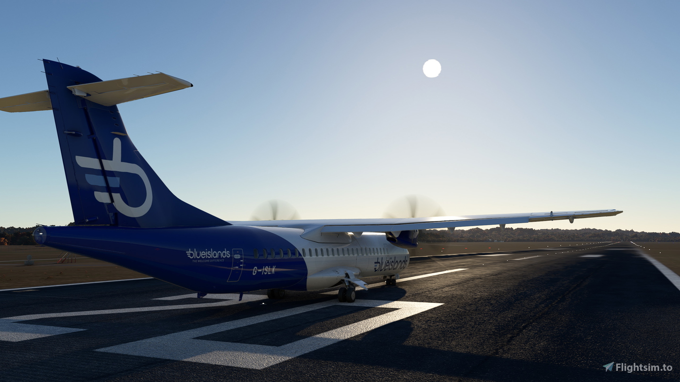 Blue Islands ATR 72-600 (G-ISLK) für Microsoft Flight Simulator | MSFS