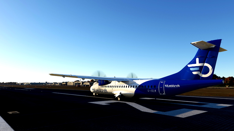 Blue Islands ATR 72-600 (G-ISLK) for Microsoft Flight Simulator | MSFS