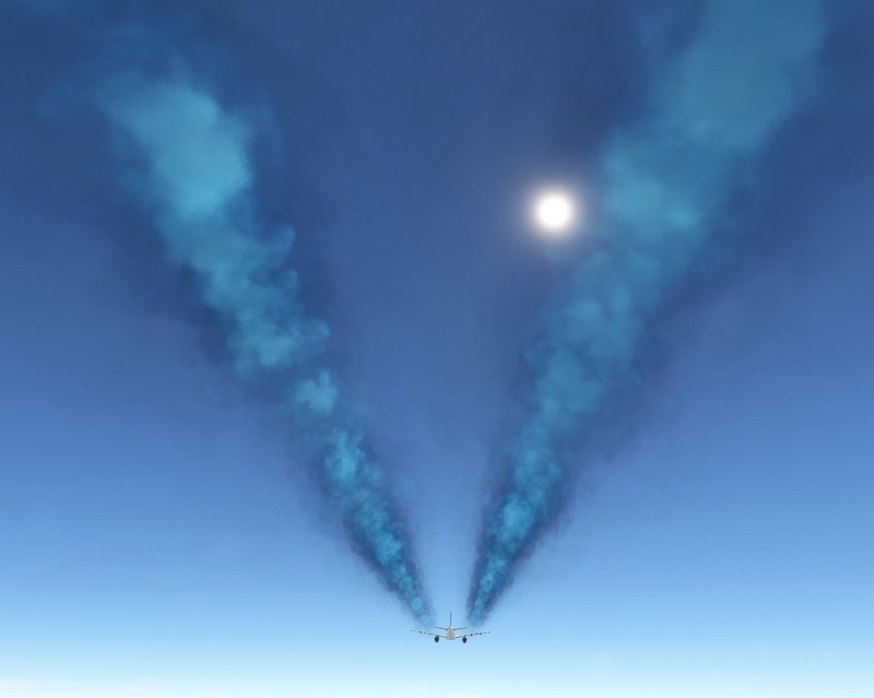 CUSTOM SMOKE FOR THE FENIX A320 (BLUE/RED) | Nopold Aviation for ...