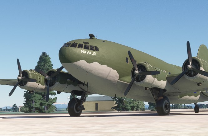 Boeing 307 Stratoliner / C-75 - USAF 7346 (Navajo) for Microsoft Flight ...