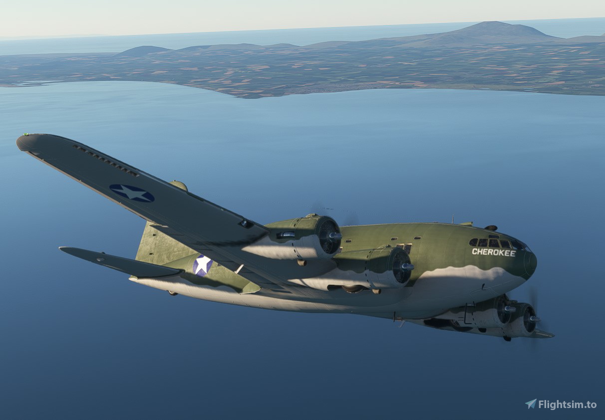 Boeing 307 Stratoliner / C-75 - USAF 7348 (Cherokee) for Microsoft Flight Simulator | MSFS