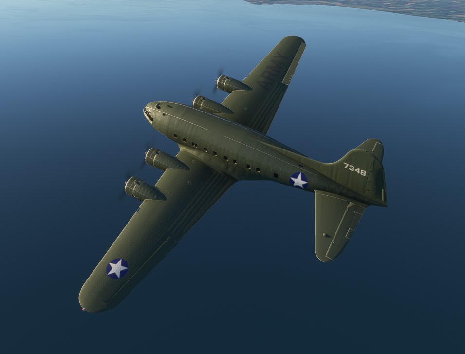 Boeing 307 Stratoliner / C-75 - USAF 7348 (Cherokee) 对于 Microsoft ...