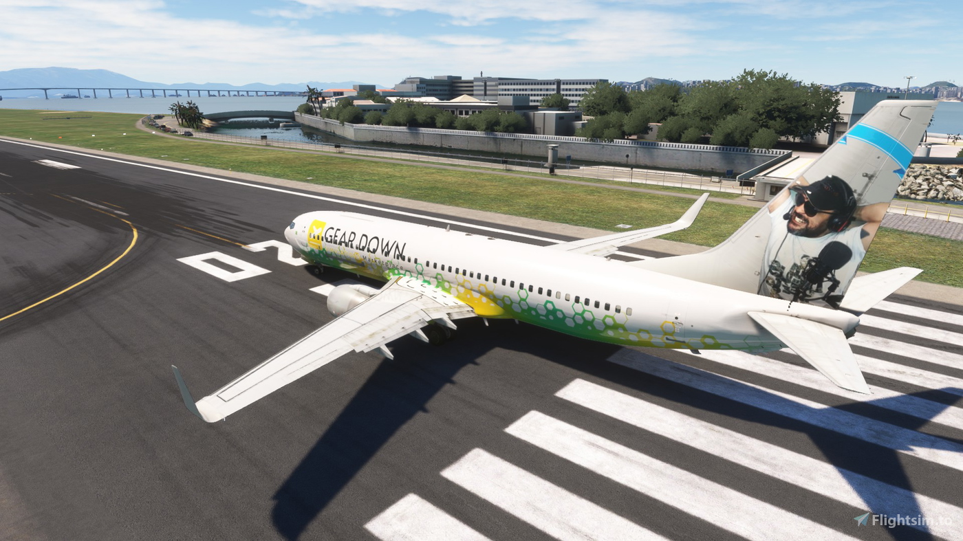 Boeing 737-800 PMDG - GearDown e NexAtlas e ButecoVoador - AeroArt Liveries for Microsoft Flight ...