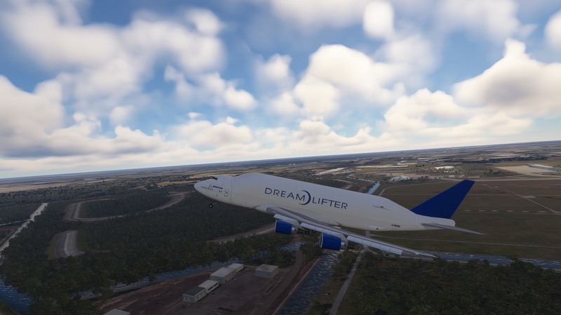 Boeing 747-400LCF Dreamlifter for Microsoft Flight Simulator | MSFS