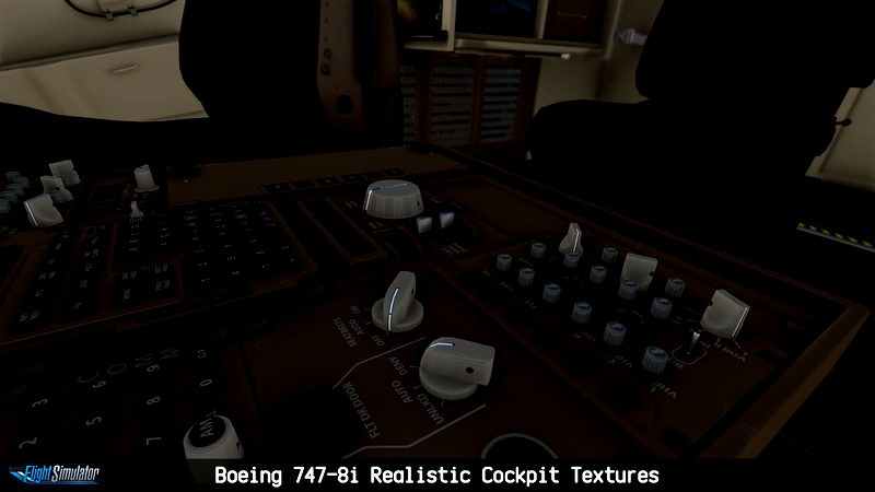 Boeing 747-8i Realistic Cockpit Textures for Microsoft Flight Simulator ...