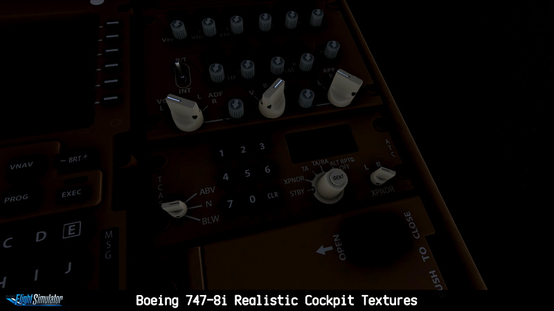 Boeing 747-8i Realistic Cockpit Textures for Microsoft Flight Simulator ...