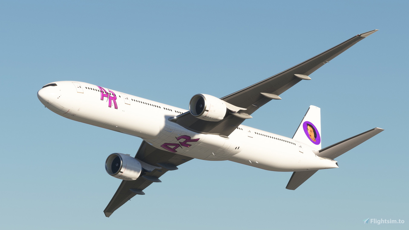 Boeing 777-300ER Aaron Rheins Livery for Microsoft Flight Simulator | MSFS
