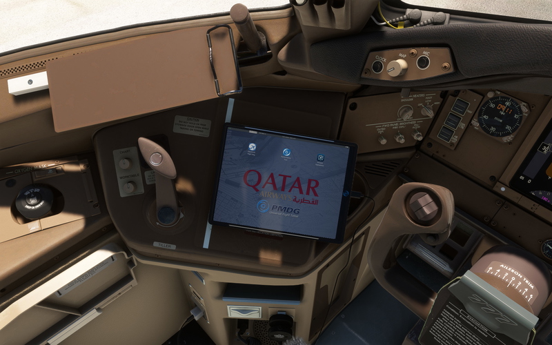 EFB Wallpapers for PMDG Boeing 777-300ER on Microsoft Flight Simulator