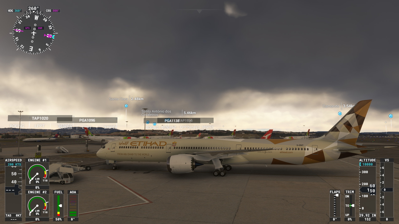 Boeing 787-10 Etihad 对于 Microsoft Flight Simulator | MSFS
