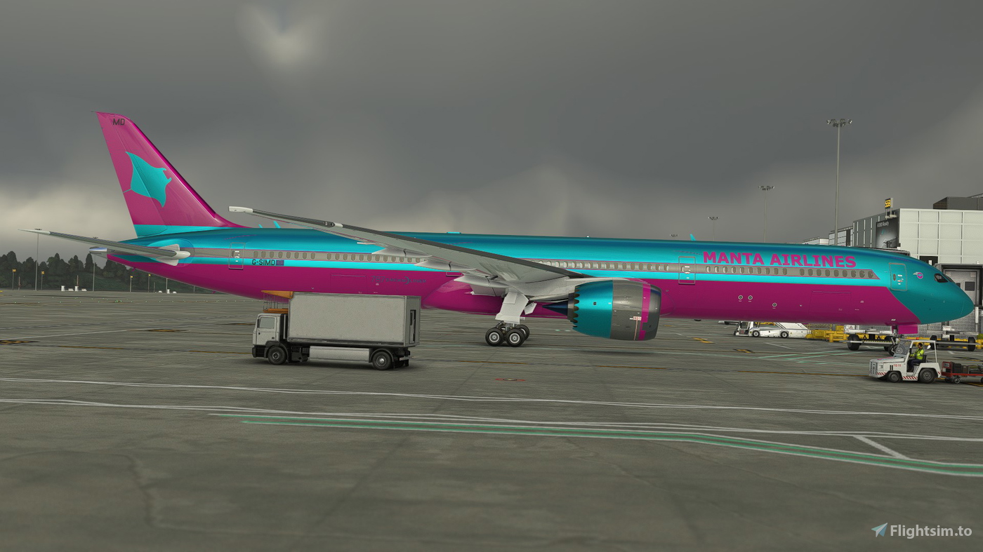 Boeing 787-10 G-SIMD Manta Airlines A320 Sim Pilot for Microsoft Flight ...