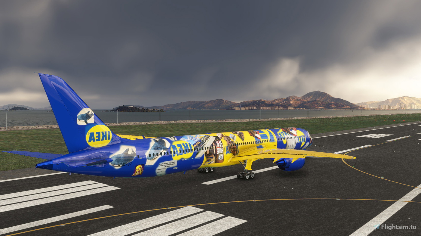 Boeing 787-10 IKEA Livery [FICTIONAL] のために Microsoft Flight Simulator ...