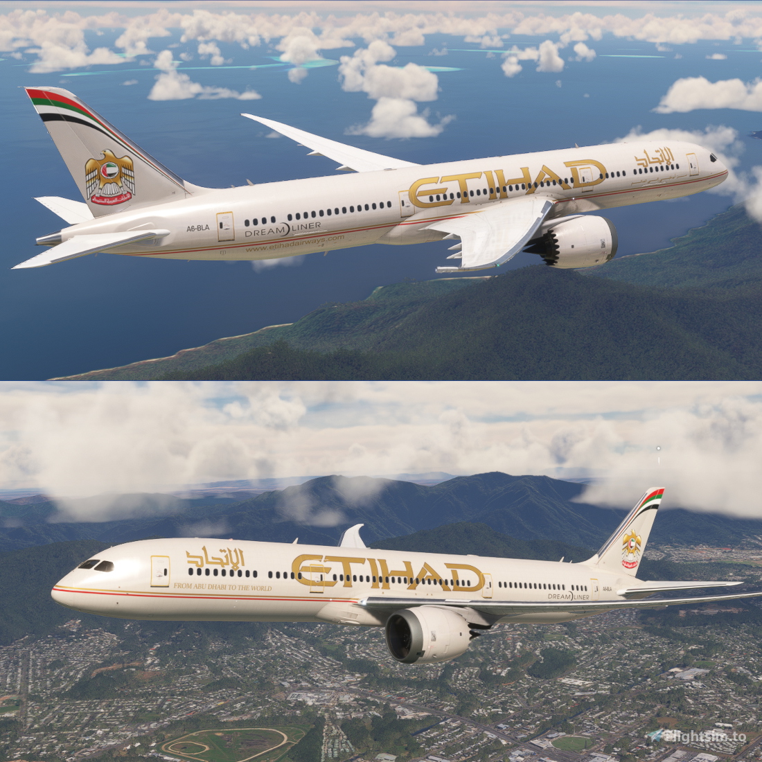Boeing 787-9 Etihad Classic for Microsoft Flight Simulator | MSFS