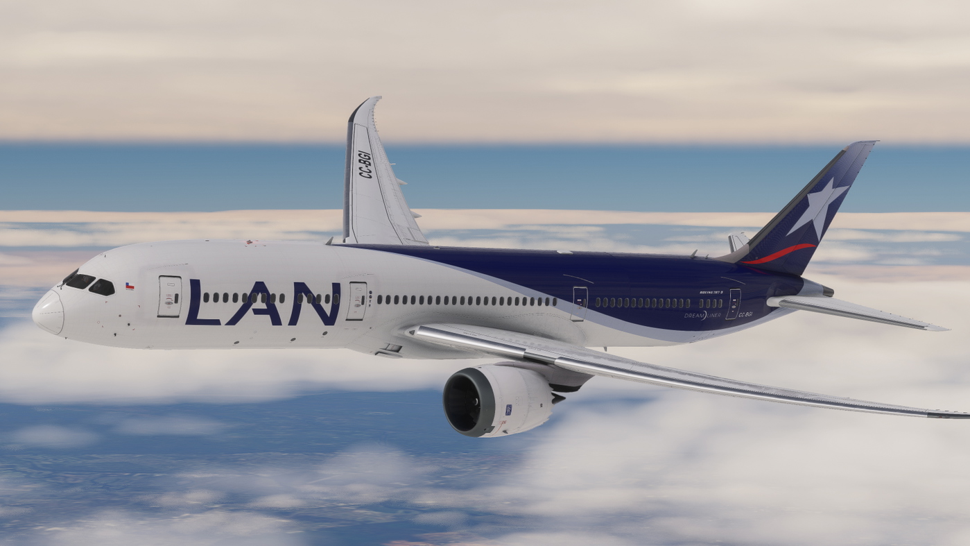 Boeing 787-9 LAN Airlines CC-BGI (2023) for Microsoft Flight Simulator ...