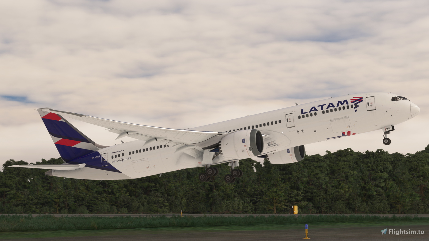 Boeing 787-9 LATAM Airlines CC-BGF for Microsoft Flight Simulator | MSFS