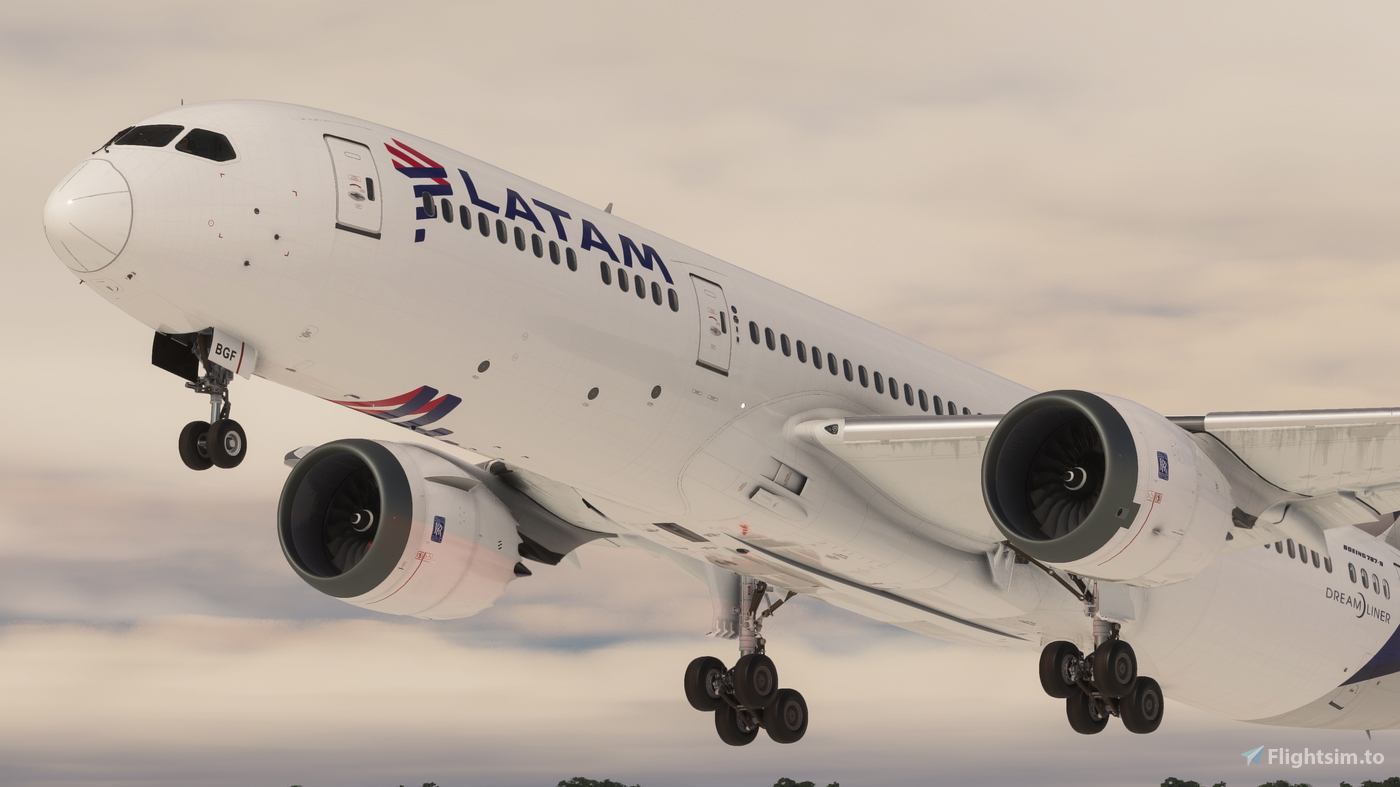 Boeing 787-9 LATAM Airlines CC-BGF for Microsoft Flight Simulator | MSFS
