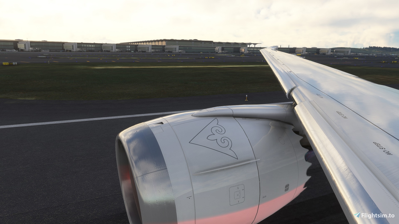 Boeing 787-9 livery of Air Astana EI-KED for Microsoft Flight Simulator ...