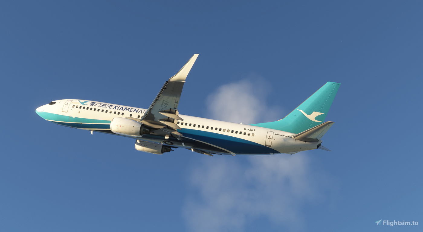 Boeing B737-800BW Xiamen Airlines B-1287 for Microsoft Flight Simulator ...