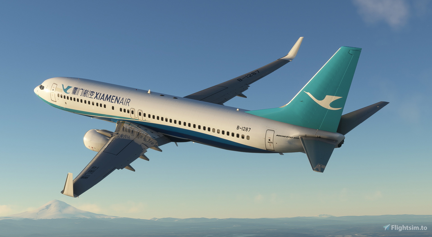 Boeing B737-800BW Xiamen Airlines B-1287 for Microsoft Flight Simulator ...