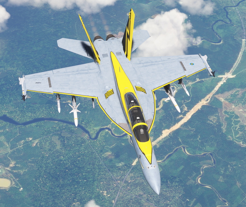 F/A-18 Super Hornet Liveries for Microsoft Flight Simulator | MSFS