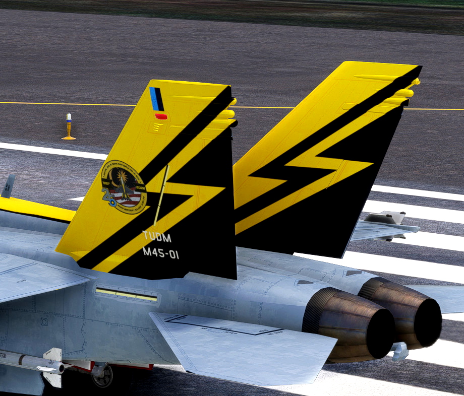 Boeing F/A-18F Super Hornet RMAF 25th Anniversary Livery - "Pikachu" for Microsoft Flight ...