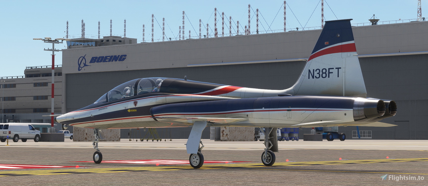 Boeing's Northrop T-38 Chase Plane for Microsoft Flight Simulator | MSFS
