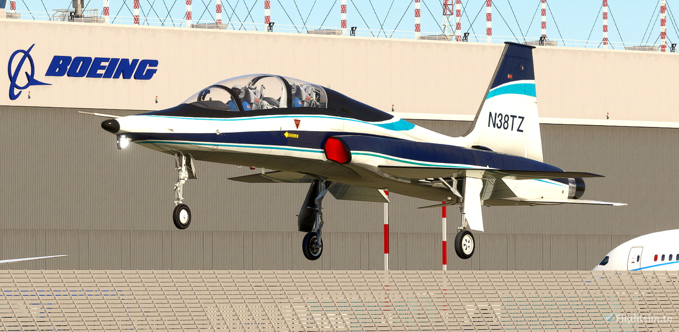 Boeing's Northrop T-38 Chase Plane für Microsoft Flight Simulator | MSFS