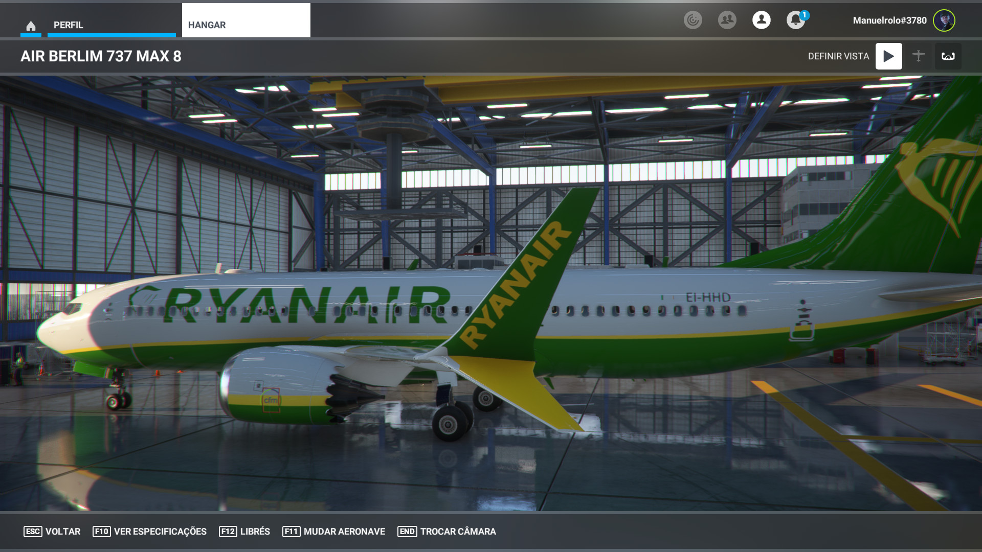 Boeing737max-green_Ryanair (fictional) - MSFS Add-on - Flightsim.to