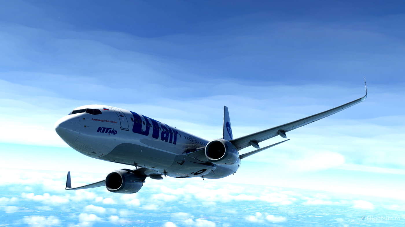 Boing 737-800 UTAIR AIRLINES ( VQ-BQS ) for Microsoft Flight Simulator ...