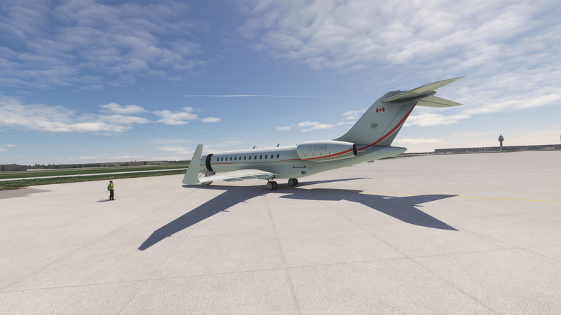 Bombardier Global 6000 C-GOAB for Microsoft Flight Simulator | MSFS