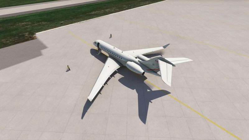 Bombardier Global 6000 C-GOAB for Microsoft Flight Simulator | MSFS