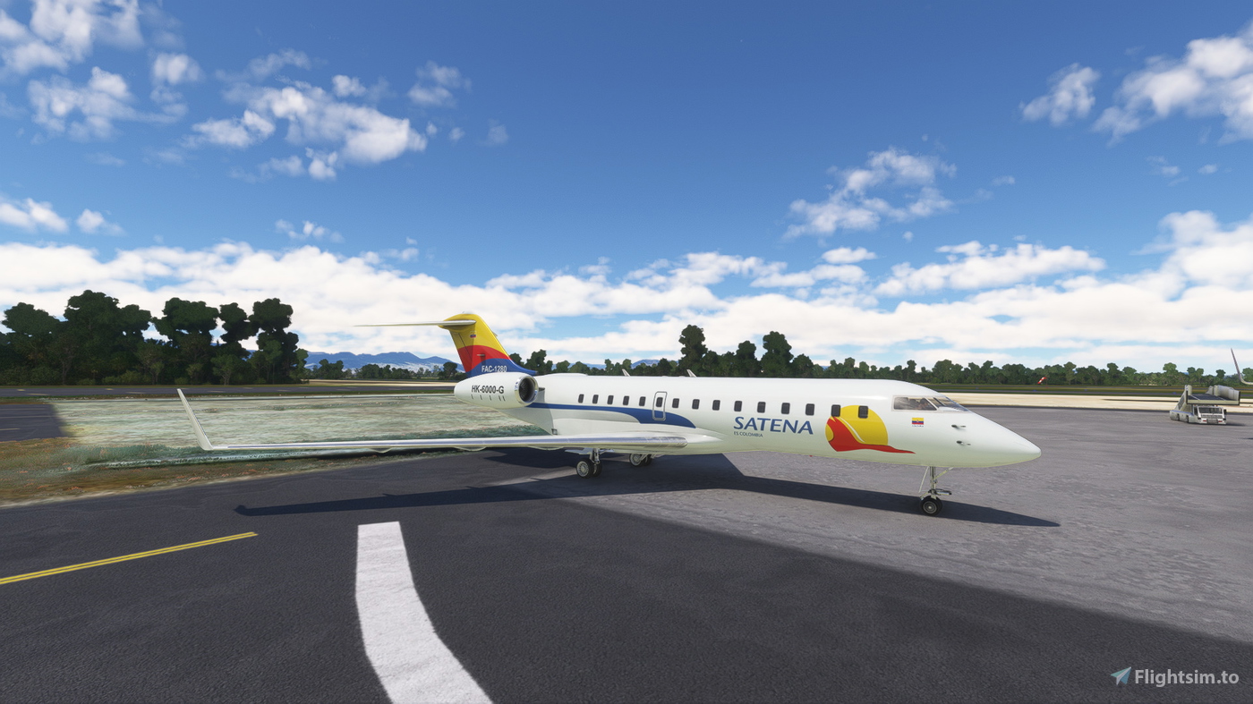 Bombardier Global 6000 Satena Es Colômbia "Fictional" for Microsoft ...