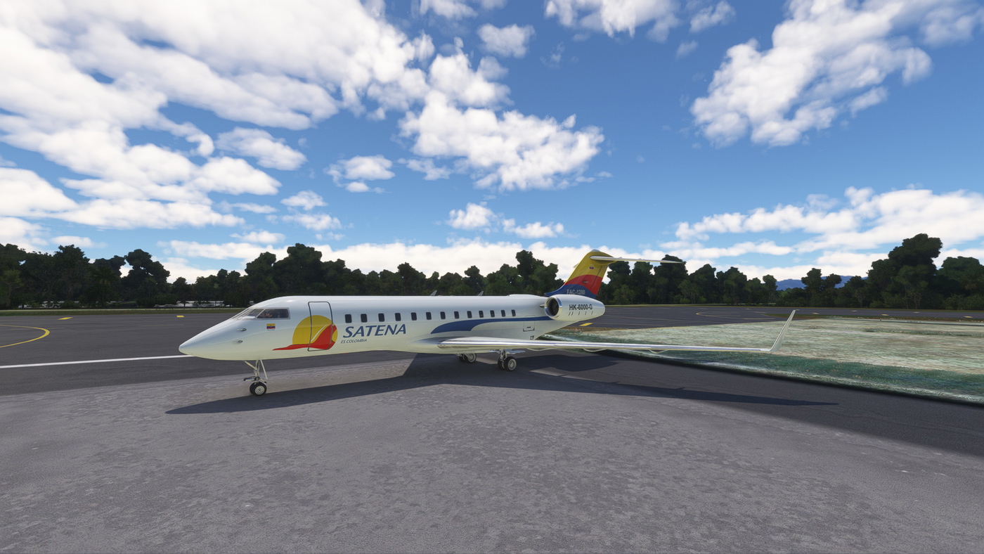 Bombardier Global 6000 Satena Es Colômbia "Fictional" for Microsoft ...